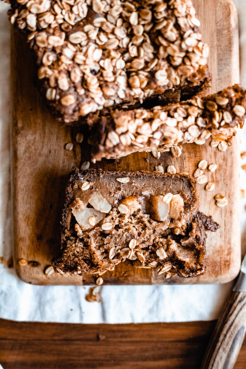 Healthy Apple Cinnamon Bread (Vegan) | The Banana Diaries