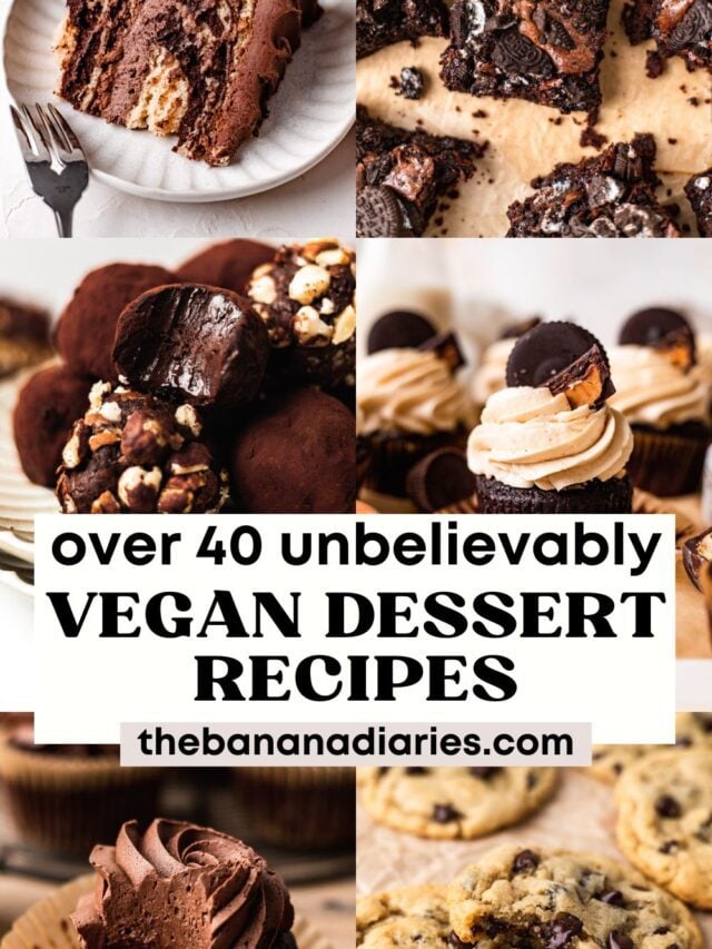 Dessert Recipes | Healthy & Vegan | The Banana Diaries