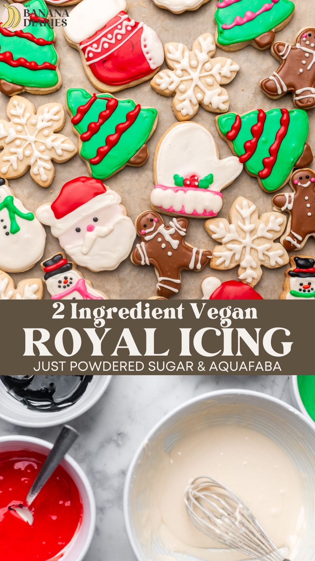 Perfect Vegan Royal Icing with Aquafaba | The Banana Diaries