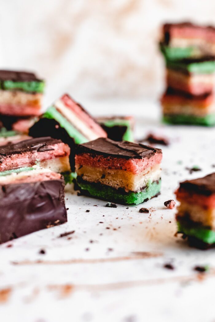 Italian Rainbow Cookies (Tricolor Cookies with Video!) | The Banana Diaries