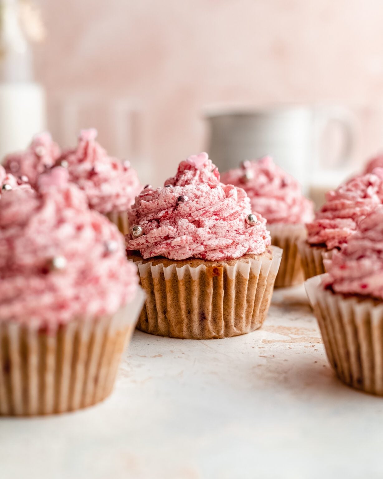 Easy Raspberry Cupcakes (Vegan + Gluten Free!) | The Banana Diaries