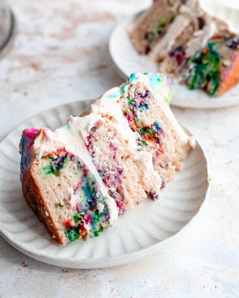How to make a Rainbow Swirl Cake | The Banana Diaries