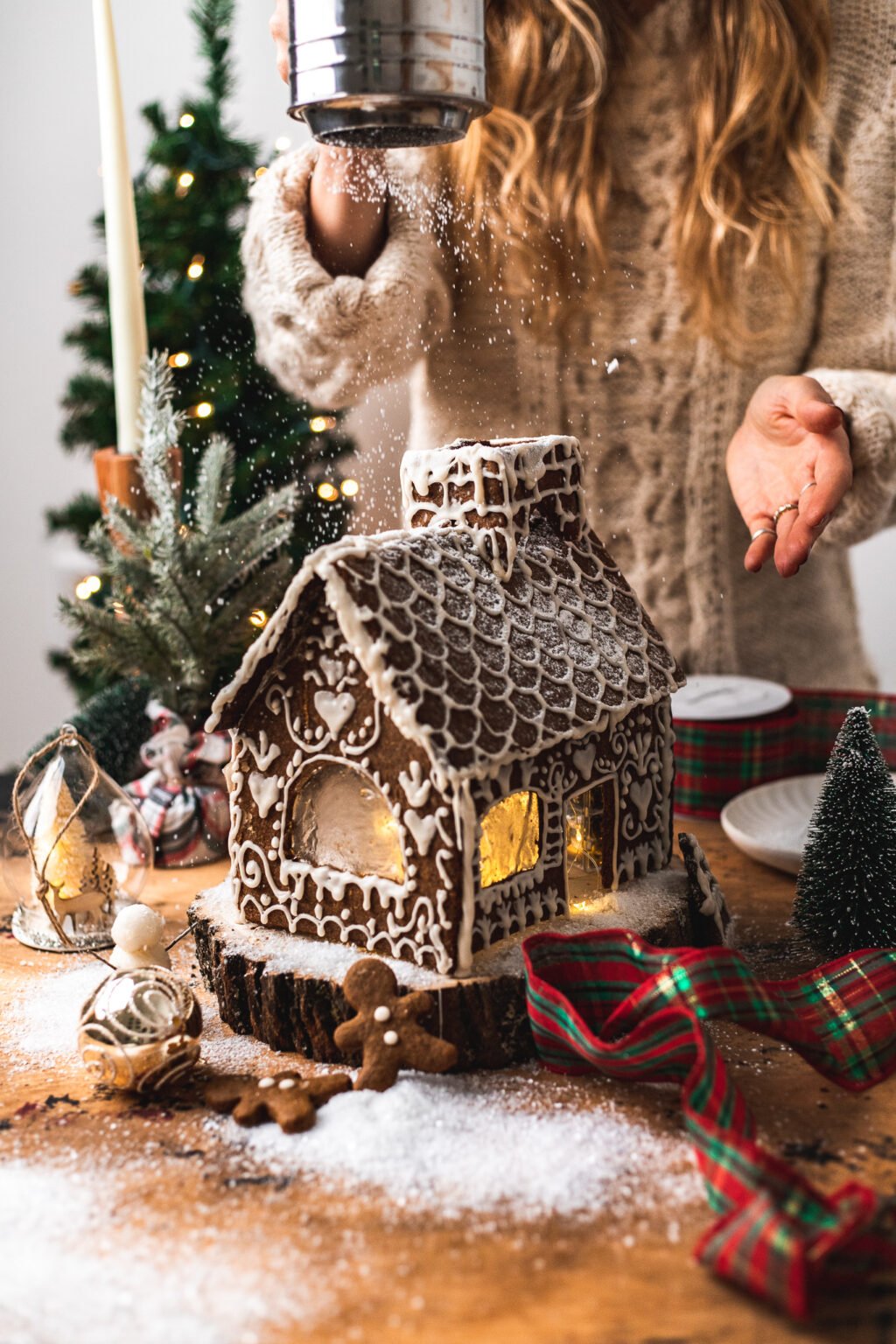 The Ultimate Vegan Gingerbread House Recipe (VIDEO!) | The Banana Diaries