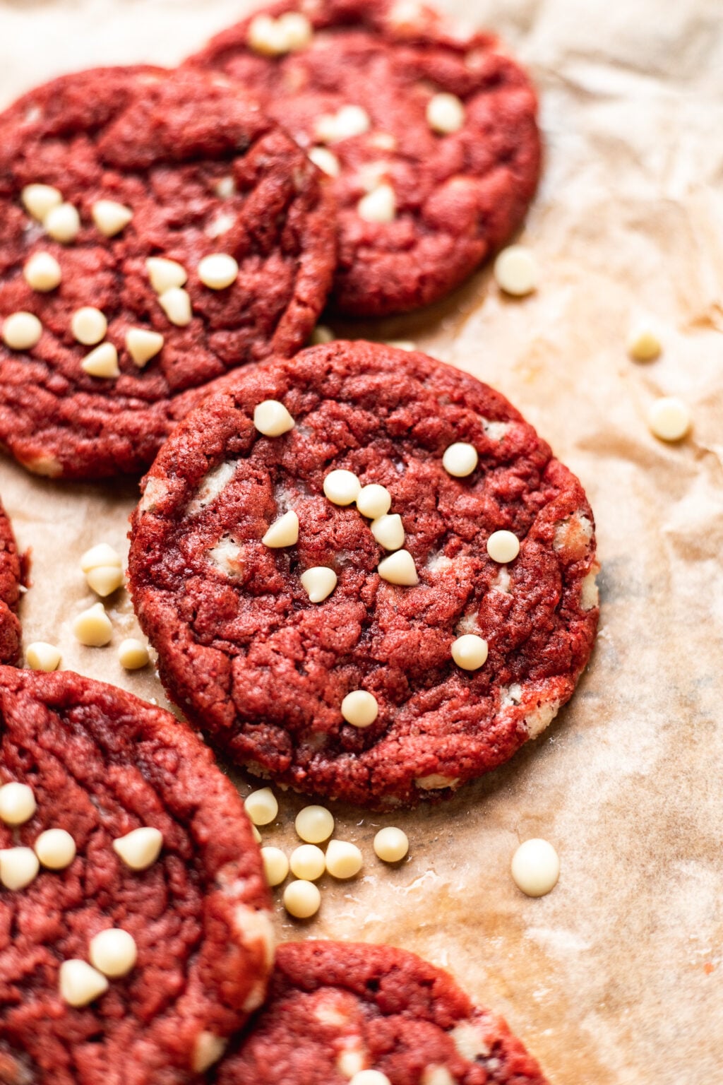 Red Velvet Cookies with White Chocolate Chips (Vegan!) | The Banana Diaries
