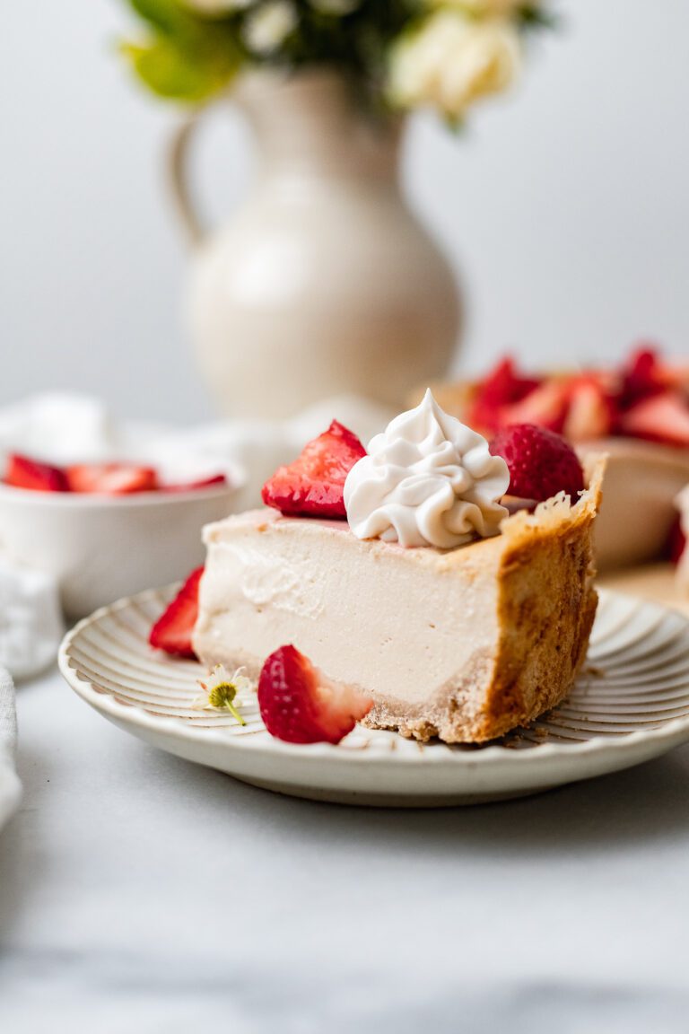 Rich & Creamy Classic Vegan Cheesecake (EASY! No Tofu, No Cashews ...