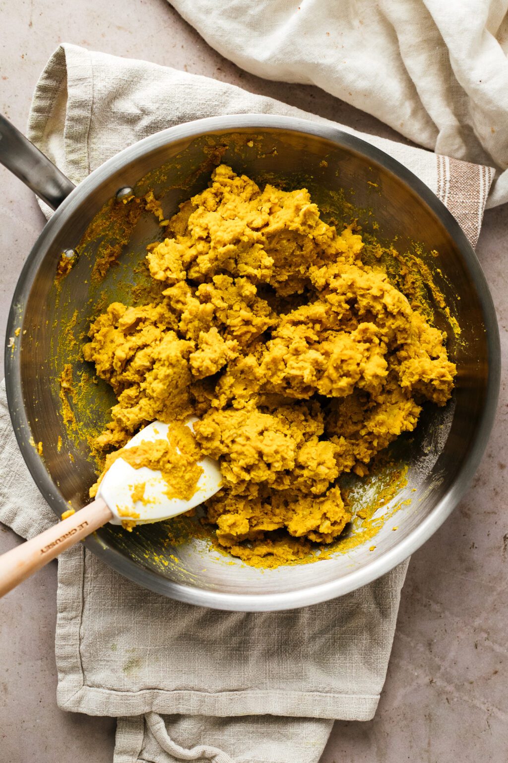 Fluffy Vegan Chickpea Scramble Recipe (Super Easy!) | The Banana Diaries