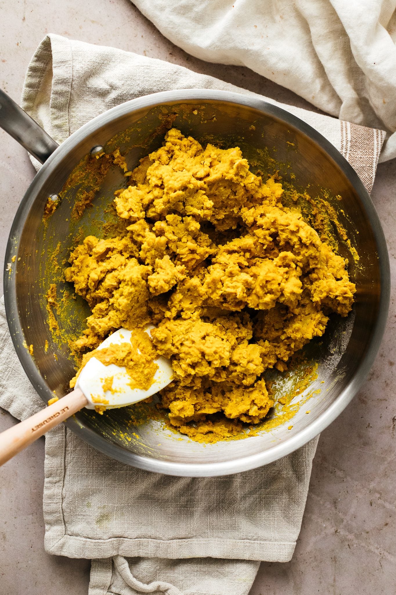 Fluffy Vegan Chickpea Scramble Recipe (Super Easy!) | The Banana Diaries