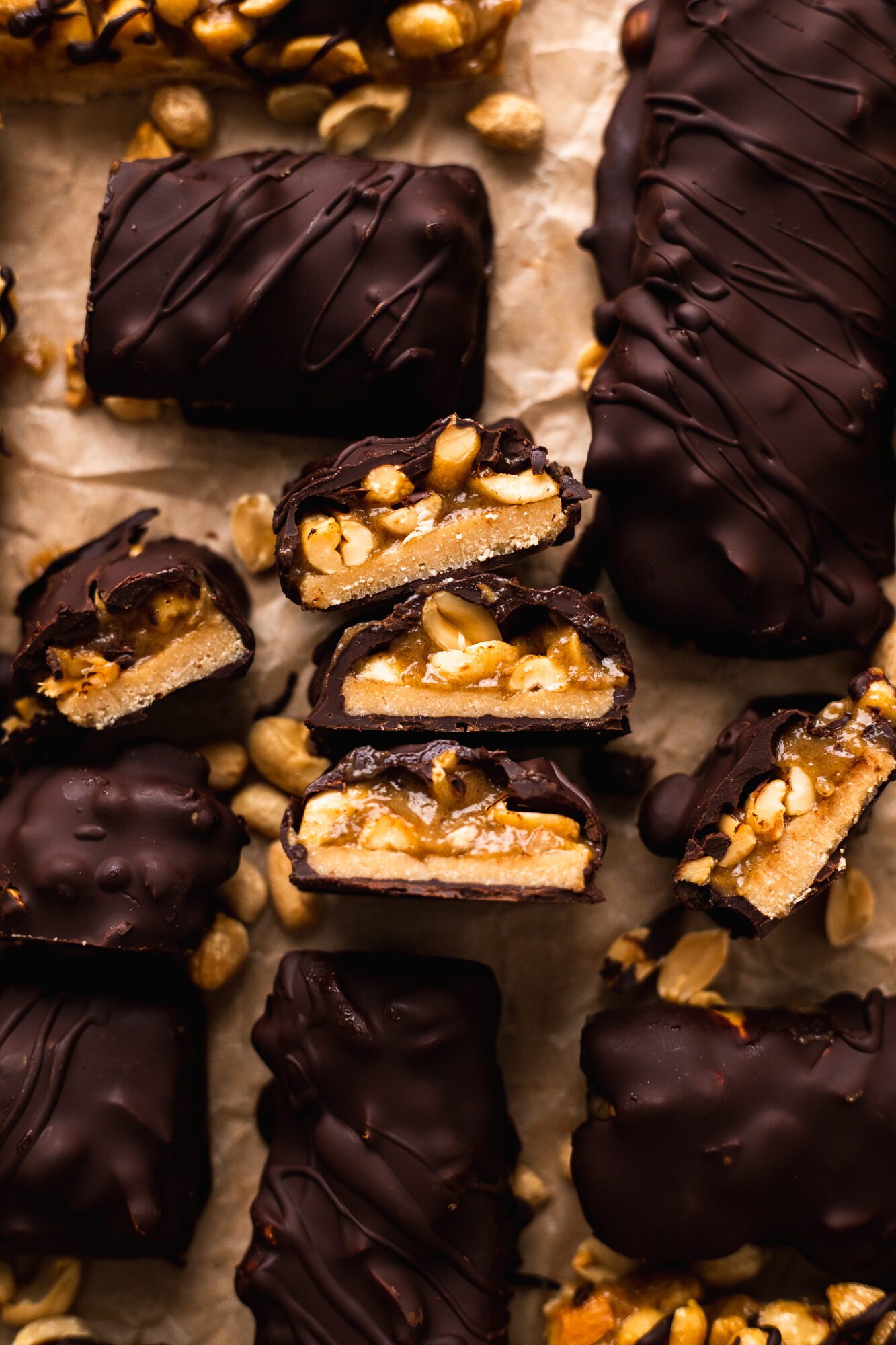 Healthier Vegan Snickers Bars (Easy!) | The Banana Diaries