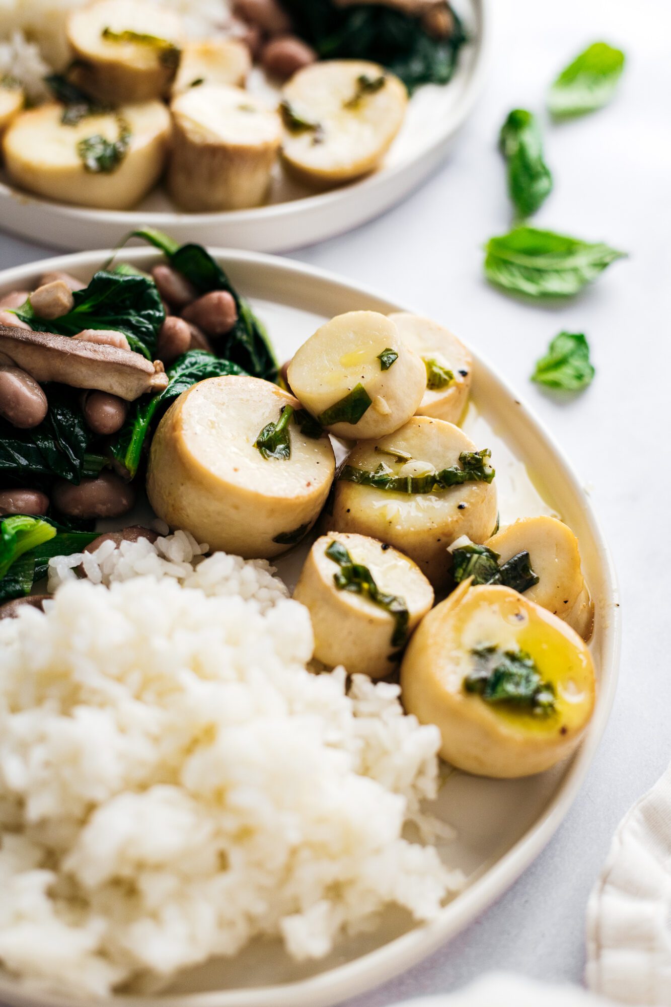 Easy Vegan Scallops Recipe with Lemon Herb Marinade | The Banana Diaries