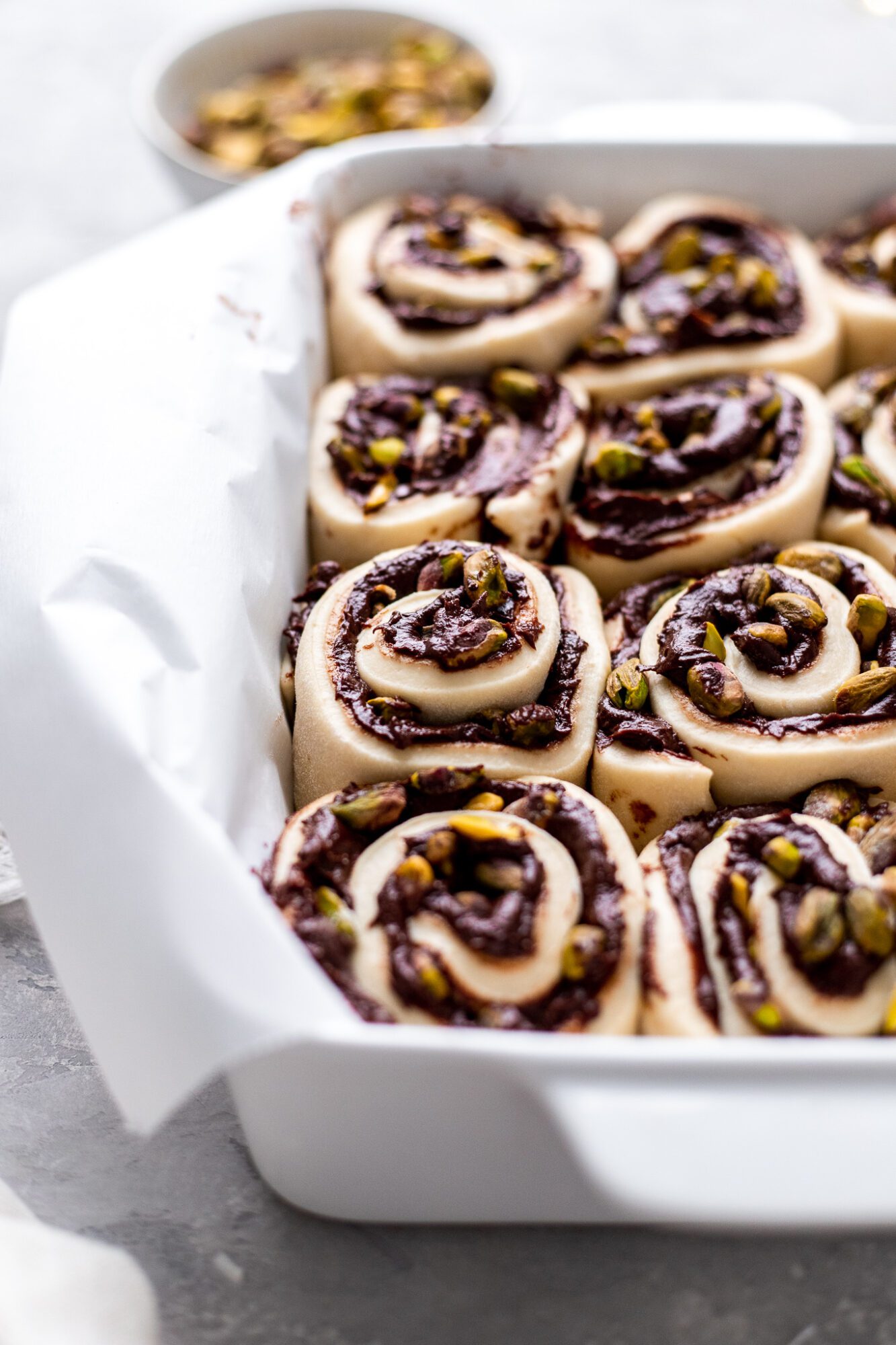 Unbelievably Vegan Chocolate Pistachio Sweet Rolls | The Banana Diaries