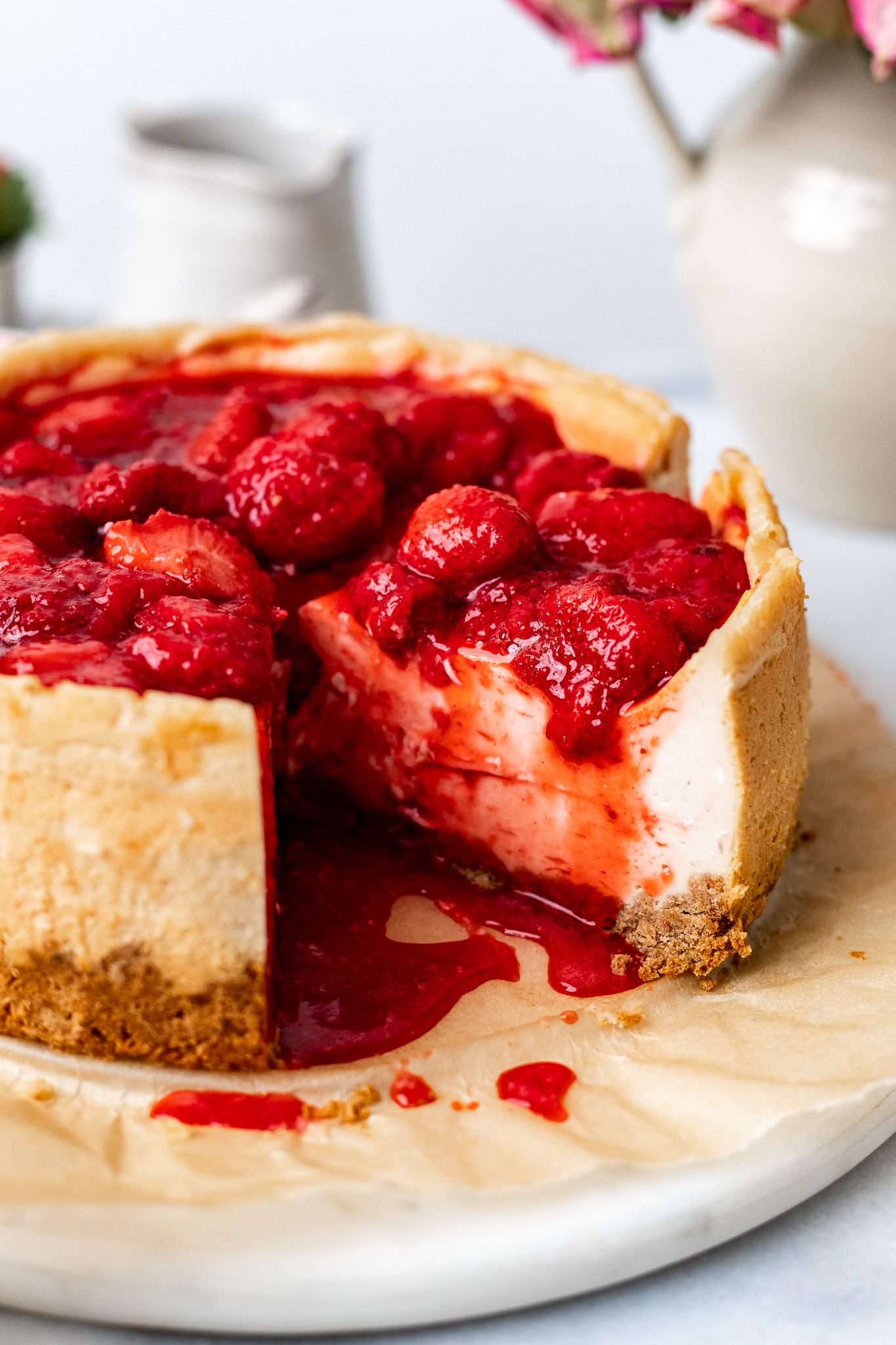 Rich & Creamy Classic Vegan Cheesecake (EASY! No Tofu, No Cashews ...
