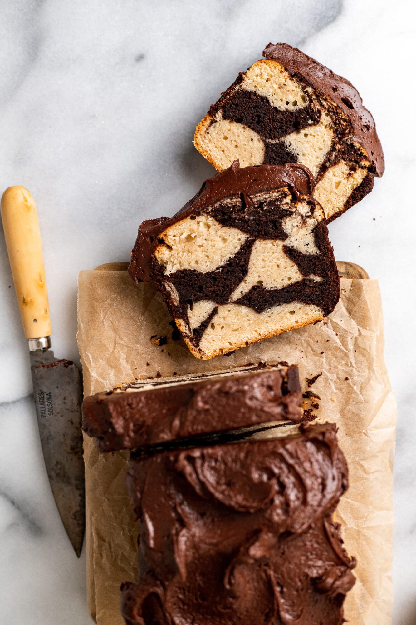 Soft & Buttery Vegan Marble Loaf Cake (No Eggs, No Dairy!) | The Banana ...
