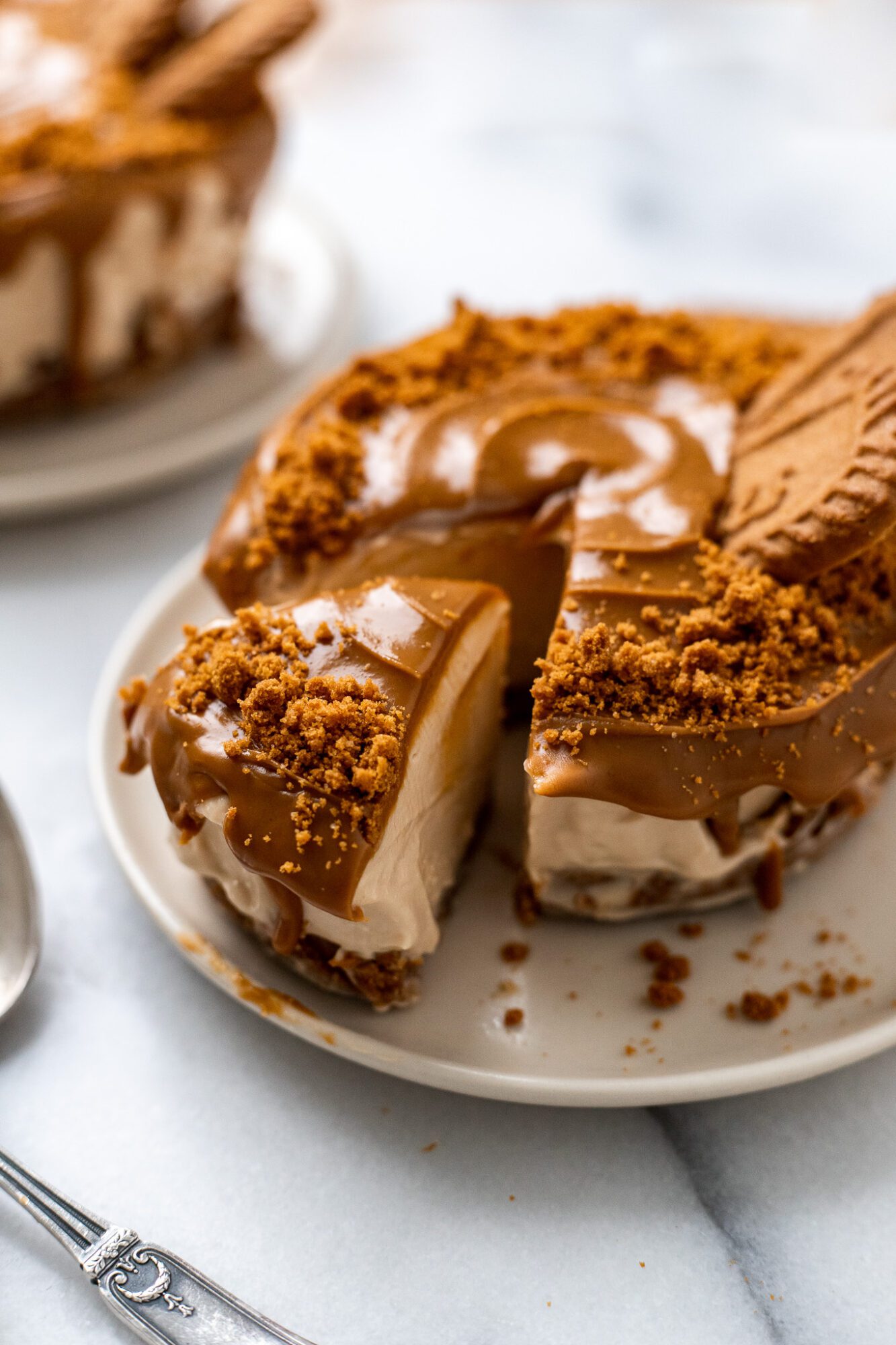 No Bake Mini Biscoff Cheesecakes for Two (Dairy Free!) | The Banana Diaries