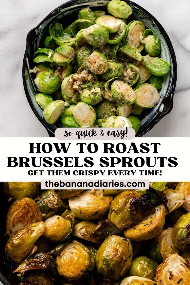 How to make Perfectly Crispy Oven Roasted Brussels Sprouts Every Time ...