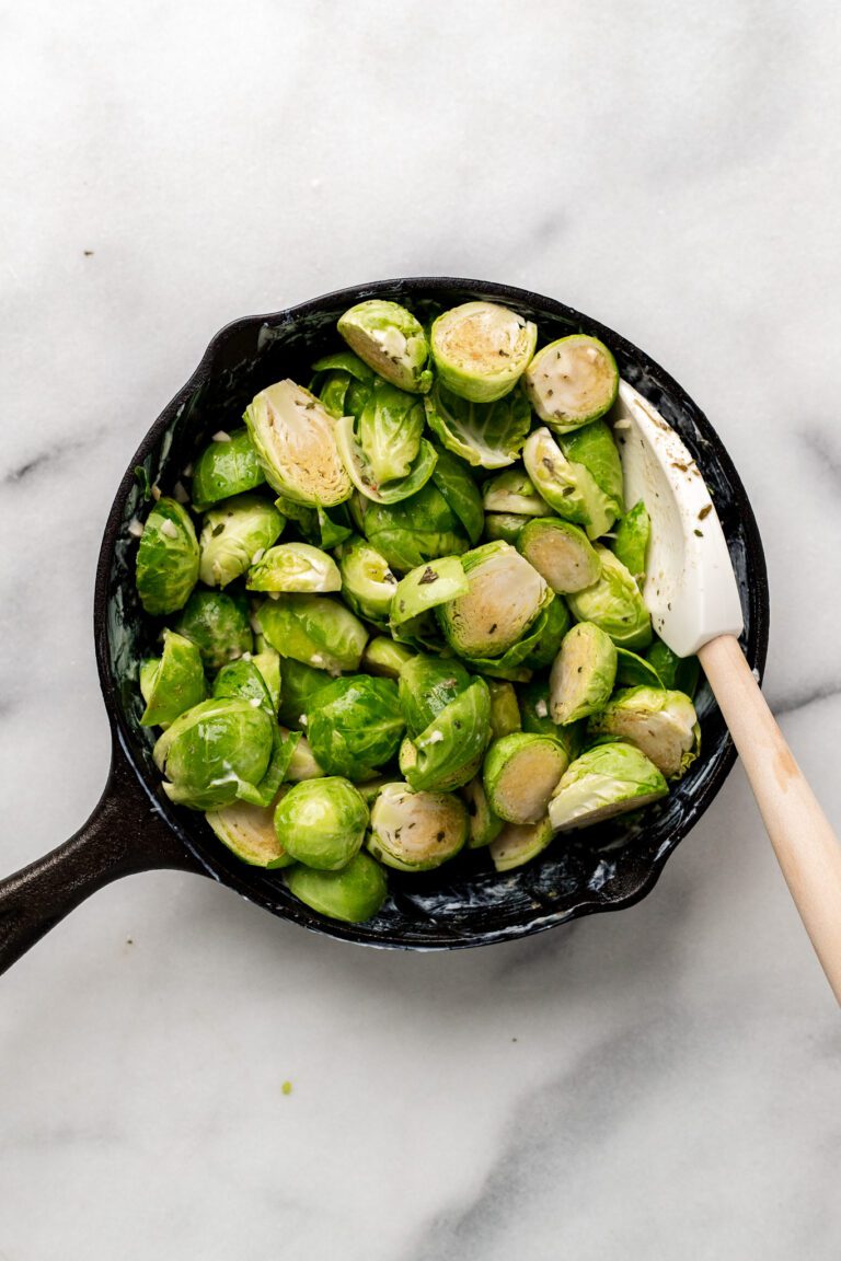 How to make Perfectly Crispy Oven Roasted Brussels Sprouts Every Time ...