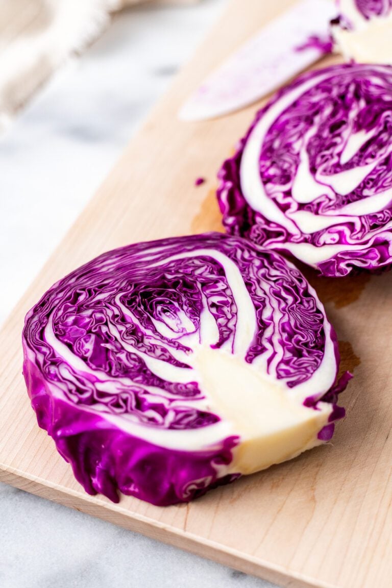 Quick & Easy Crispy Roasted Red Cabbage Recipe | The Banana Diaries