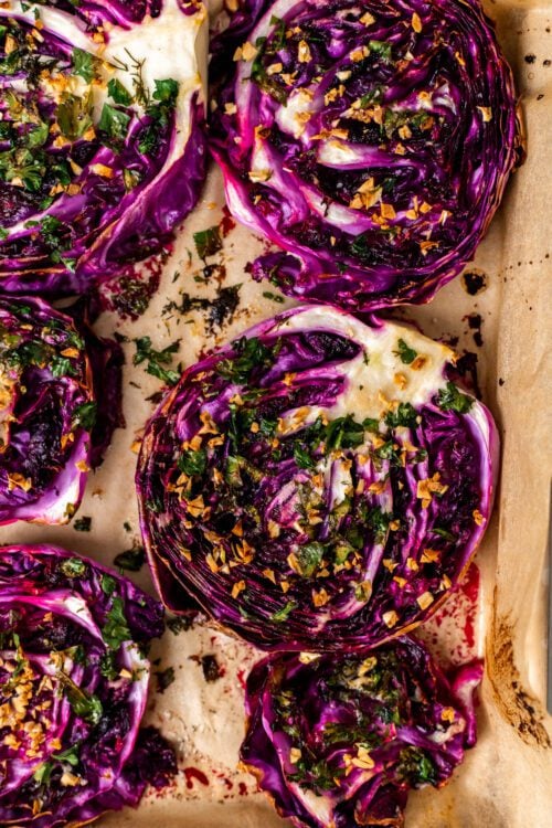 Quick & Easy Crispy Roasted Red Cabbage Recipe | The Banana Diaries