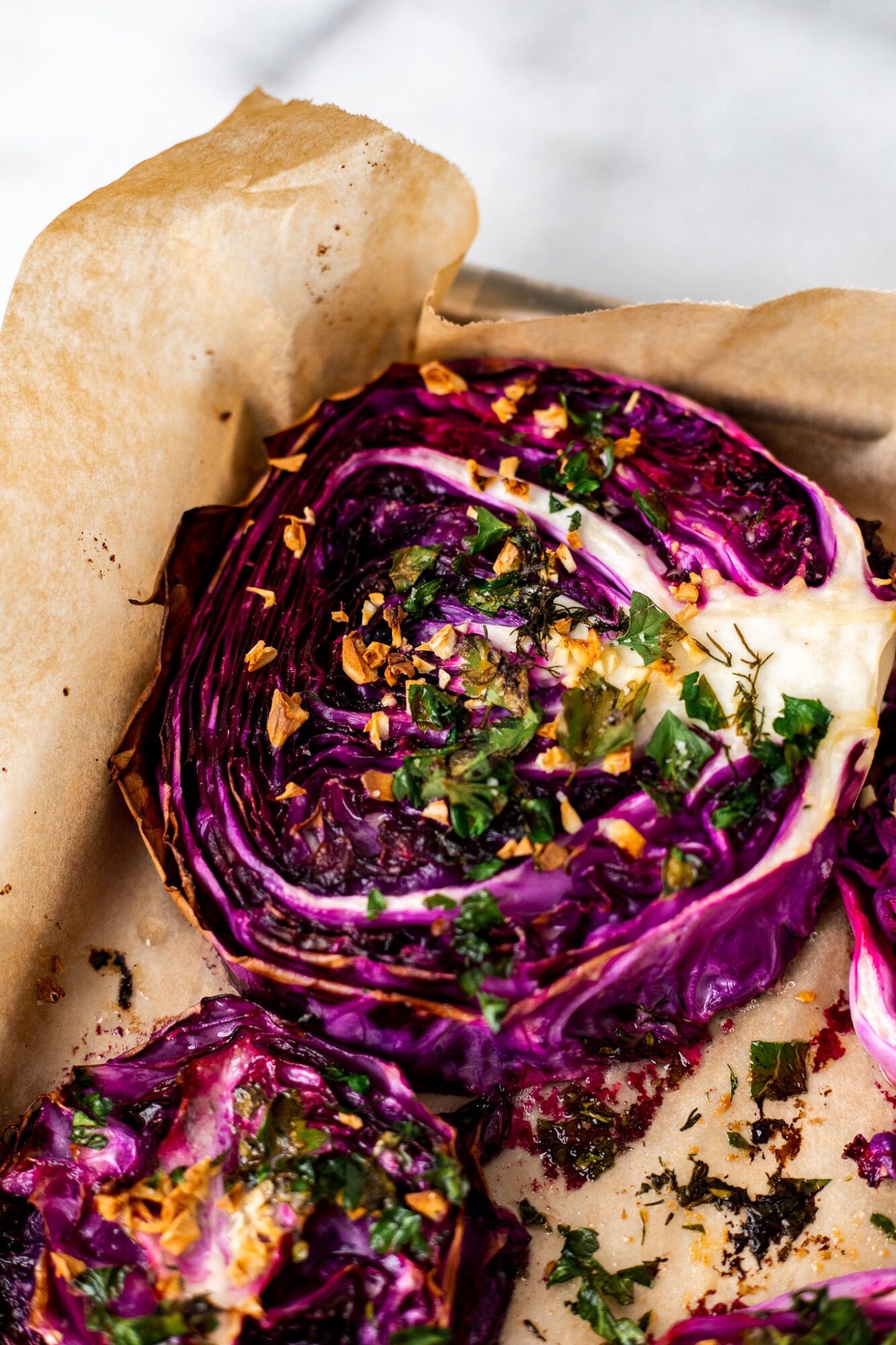 Quick & Easy Crispy Roasted Red Cabbage Recipe | The Banana Diaries