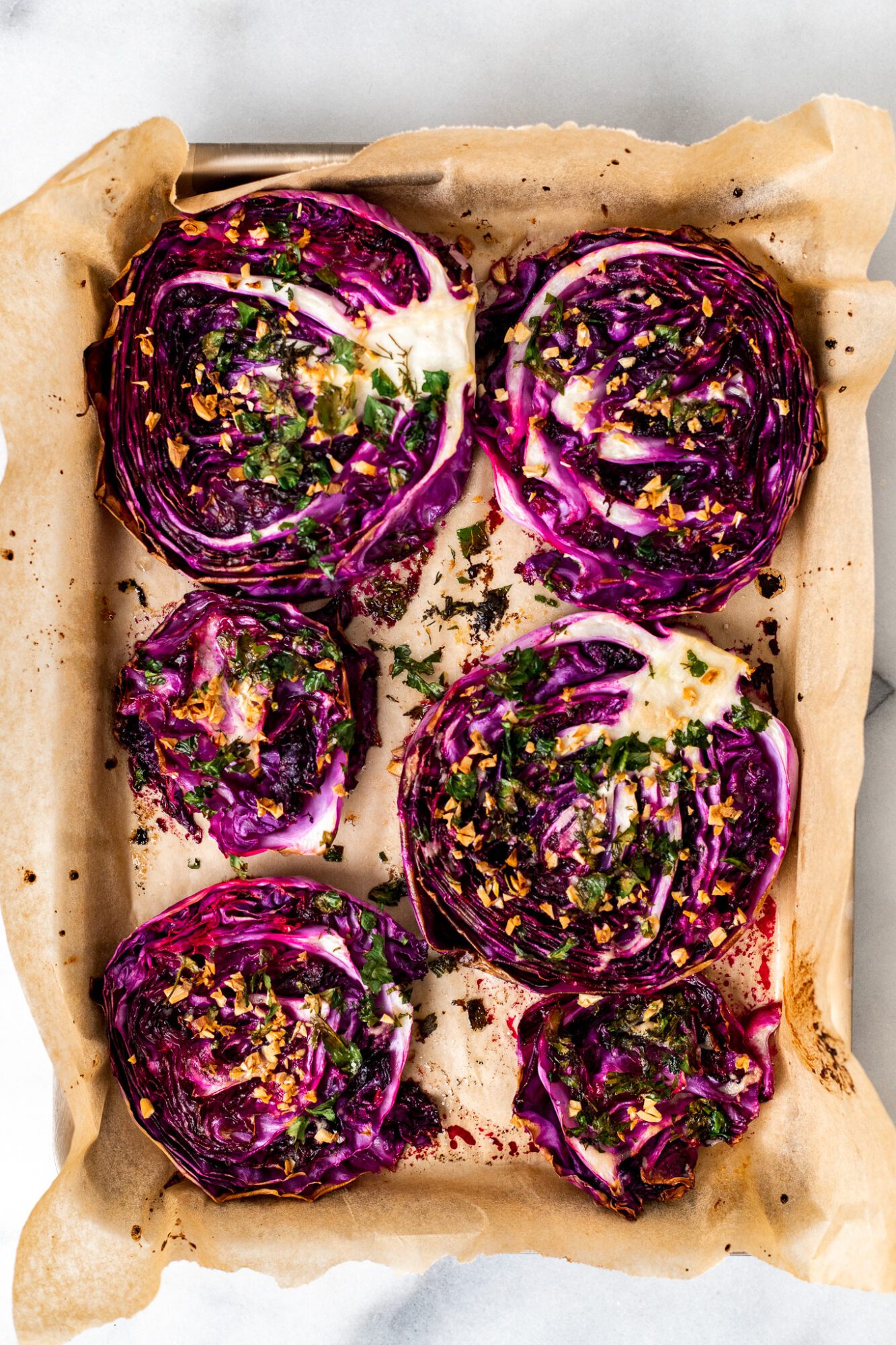 Quick & Easy Crispy Roasted Red Cabbage Recipe | The Banana Diaries