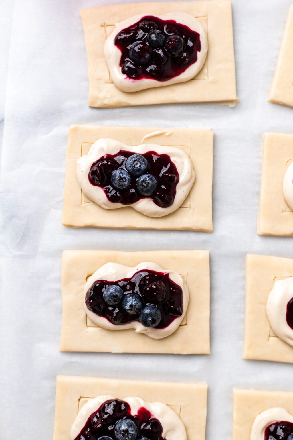 Quick Vegan Blueberry Cream Cheese Danish with Puff Pastry (Gluten Free ...