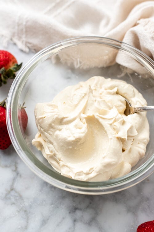 3 Ingredient Quick Vegan Mascarpone- No Cashews, No Tofu! | The Banana ...