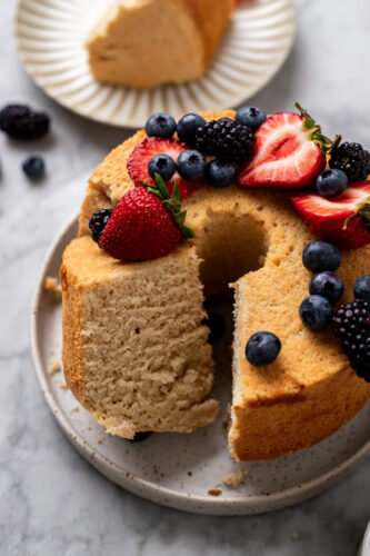 Unbelievably Vegan Angel Food Cake Recipe | The Banana Diaries