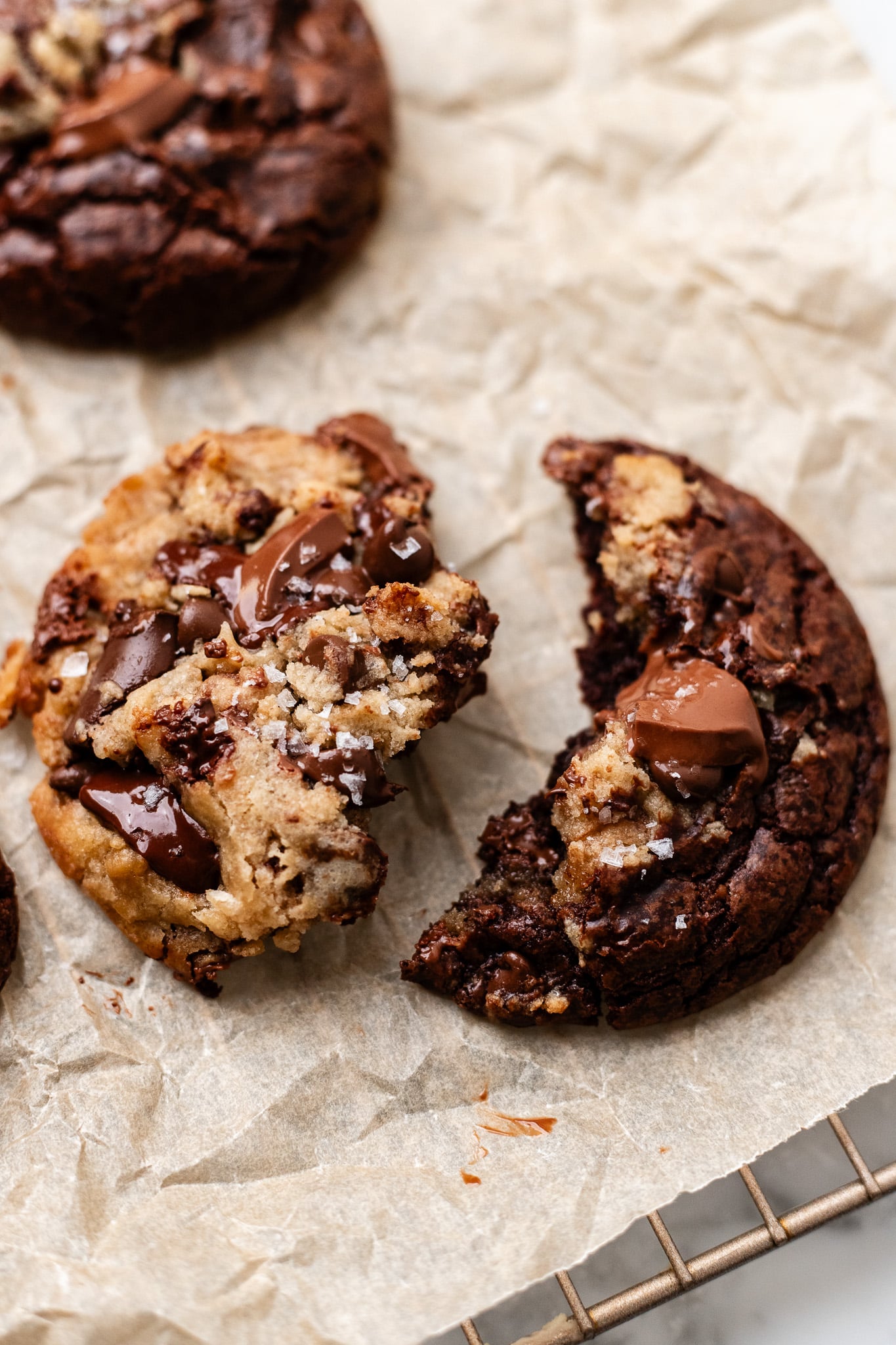 Chewy & Soft Brookie Cookies - No Eggs, No Dairy! | The Banana Diaries