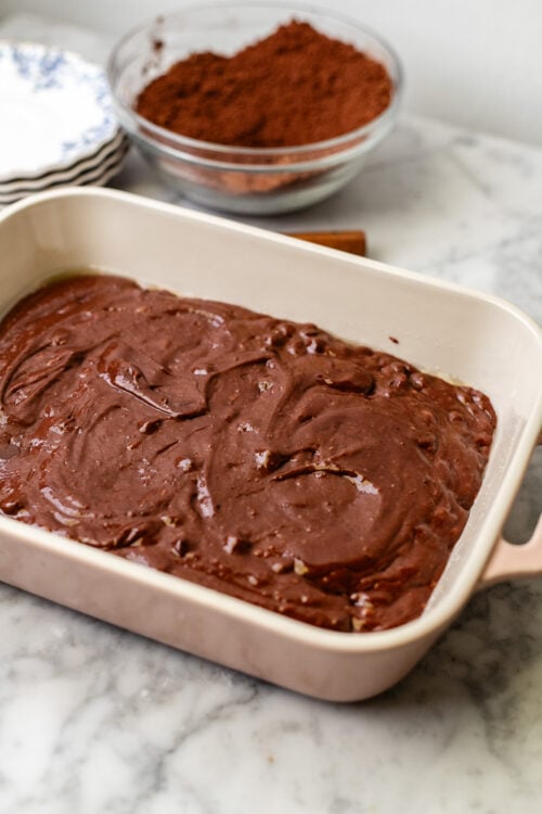 'Brown Butter' Self-Saucing Chocolate Pudding Cake - No eggs, Dairy ...
