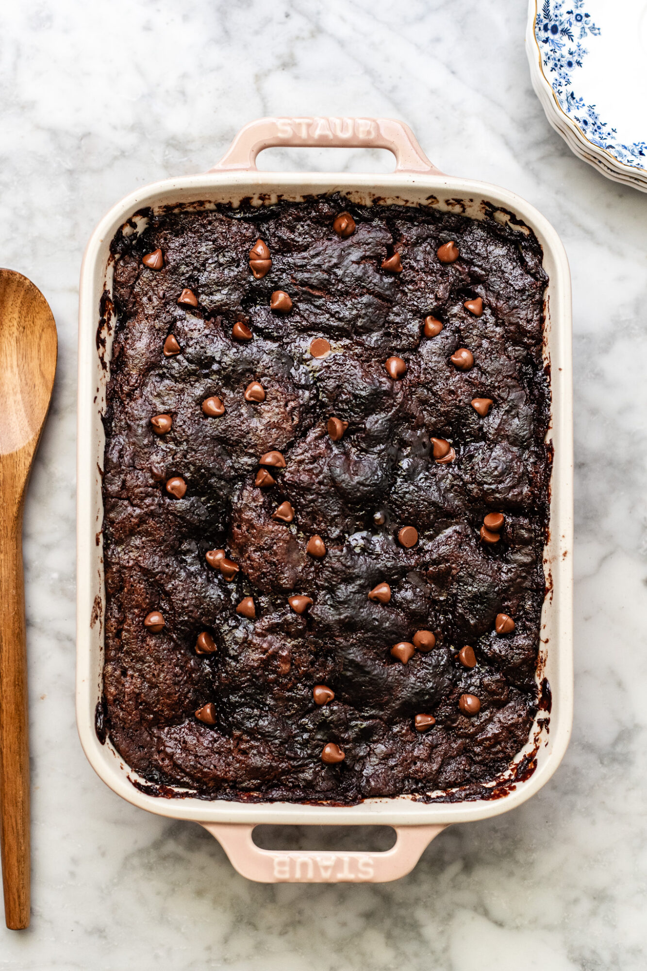 'Brown Butter' Self-Saucing Chocolate Pudding Cake - No eggs, Dairy ...