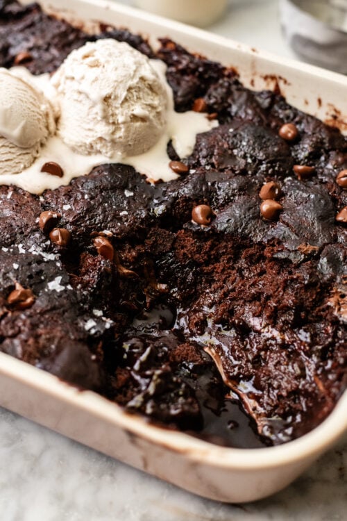 'Brown Butter' Self-Saucing Chocolate Pudding Cake - No eggs, Dairy ...