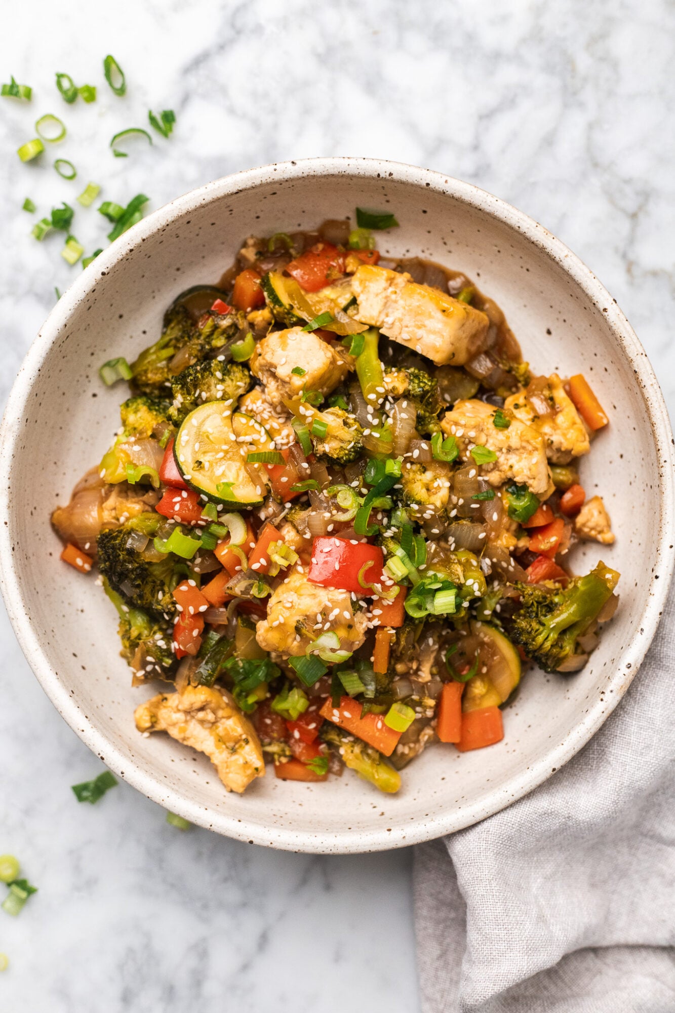 Easy 30 Minute Tofu Stir Fry Recipe | The Banana Diaries