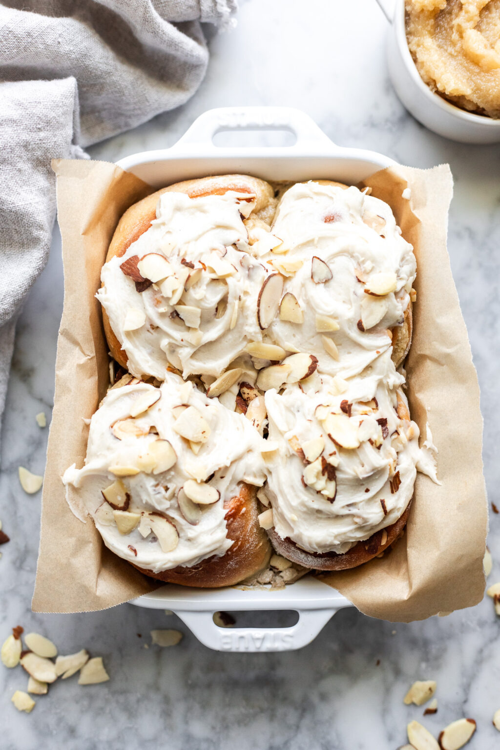 Small Batch Vegan Almond Sweet Rolls Recipe | The Banana Diaries