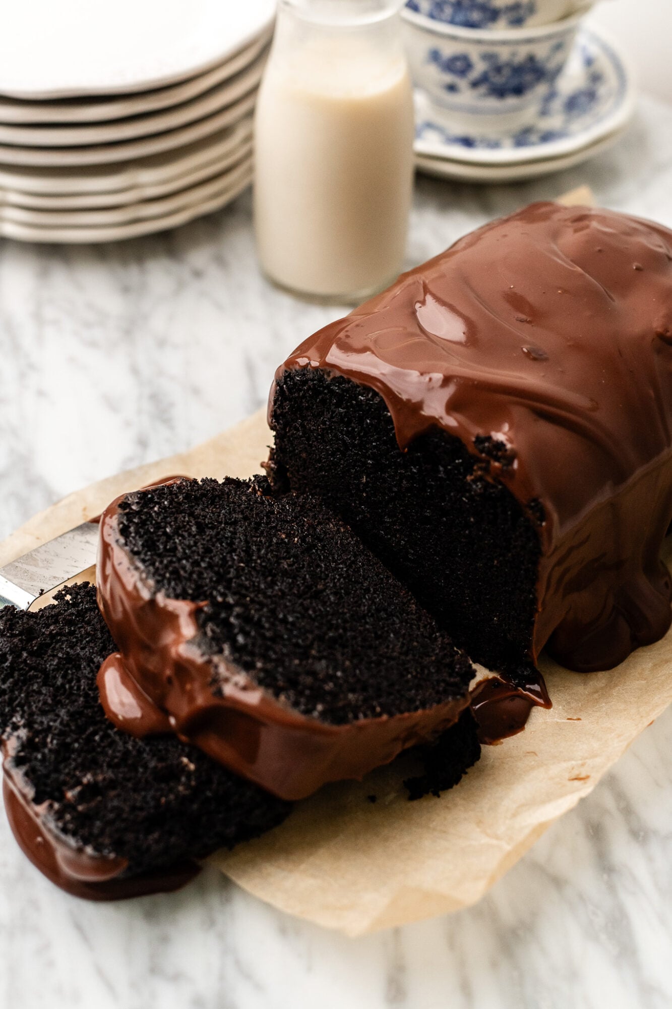 One Bowl MOIST Vegan Chocolate Loaf Cake | The Banana Diaries