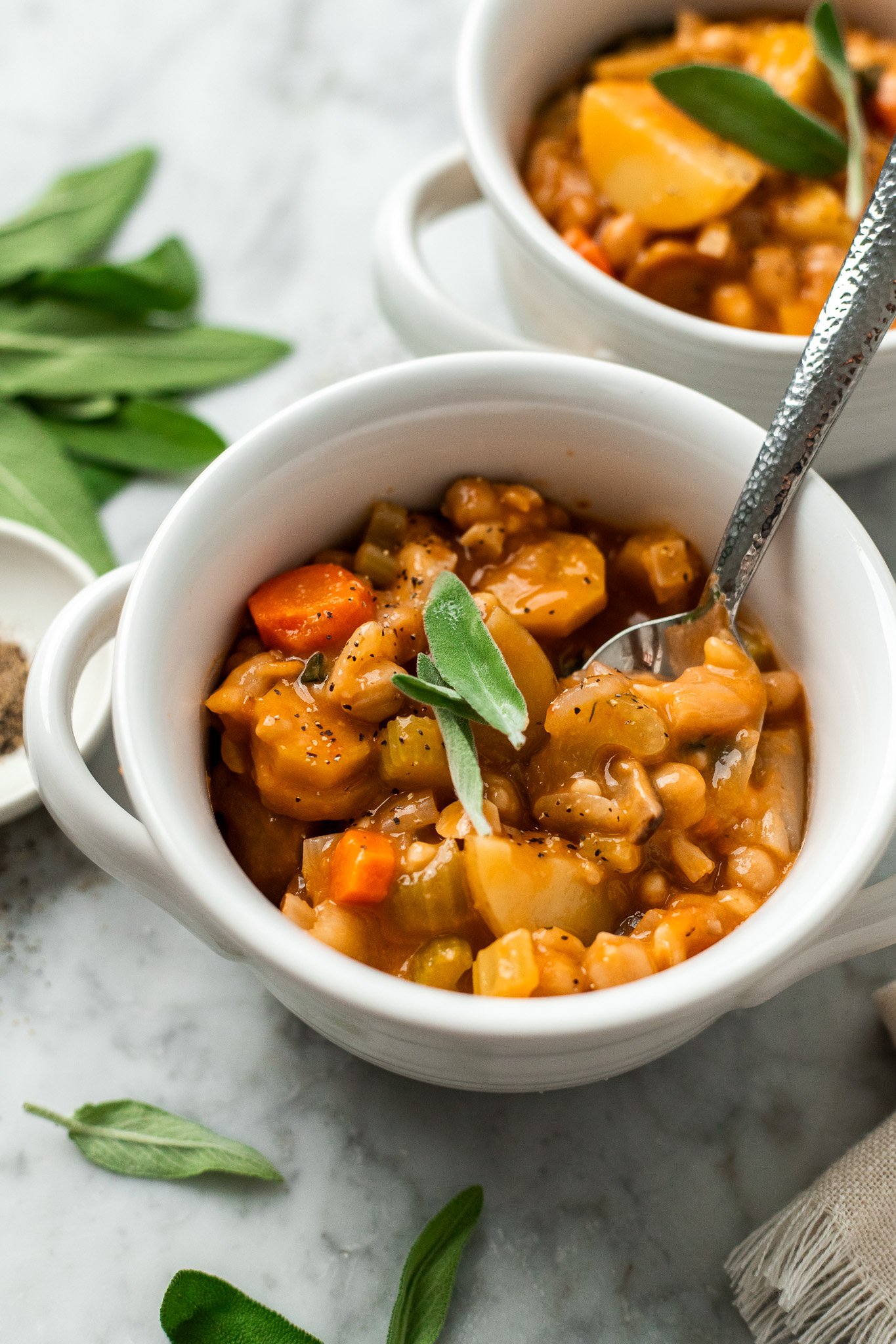 Homemade Healthy Vegetable Stew Recipe with Beans and Potatoes | The Banana Diaries