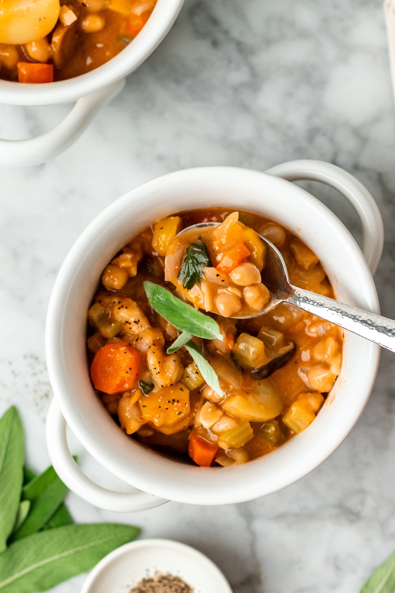 Homemade Healthy Vegetable Stew Recipe with Beans and Potatoes | The Banana Diaries